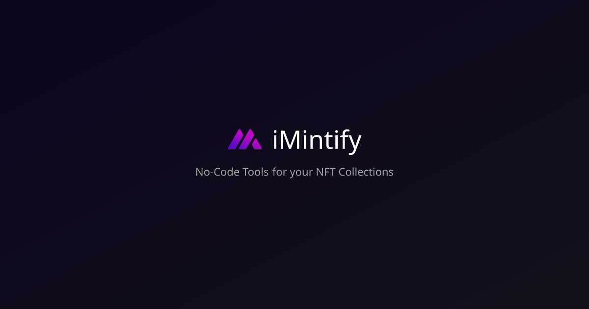 Minting Website | iMintify
